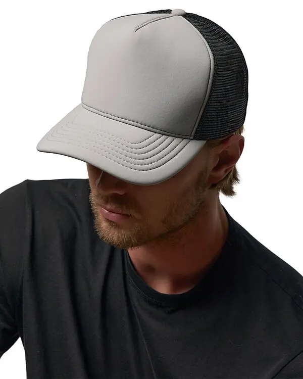 James Perse Scuba Trucker Hat - Pale Grey | Editorialist